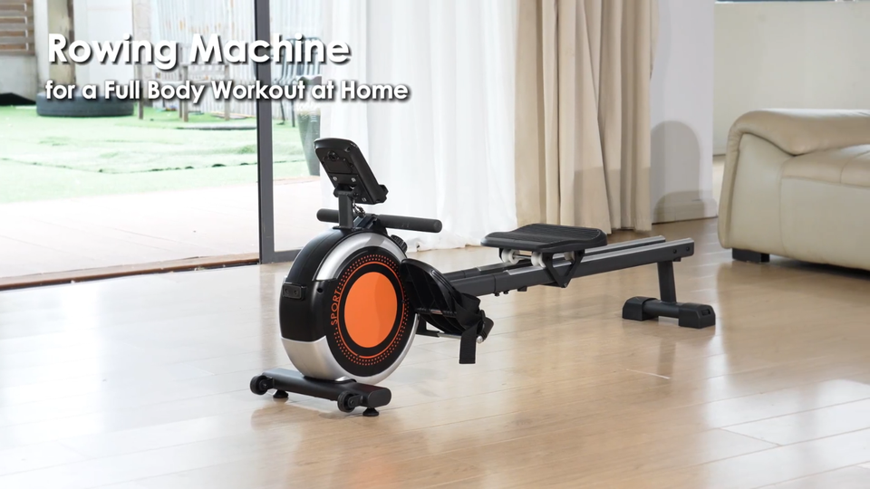 Magnetic Row Rowing Machine Rower 16 Levels Cardio Home Gym Exercise ...