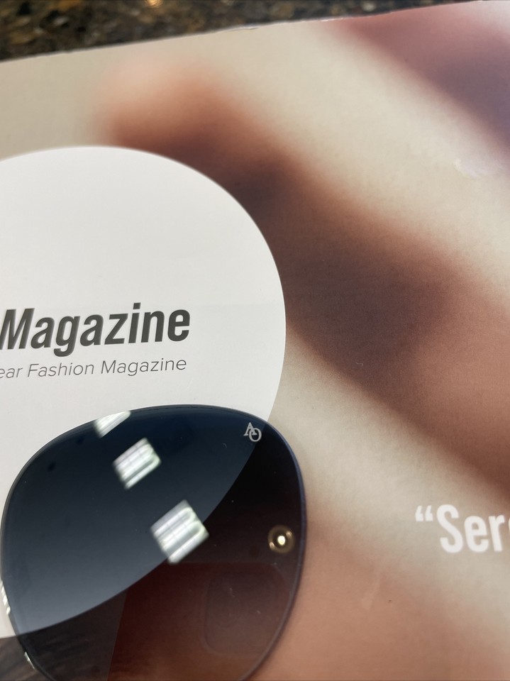 NEW American Optical TIMES Sunglasses Lenses Lite Gray Gradient 47 eye ...