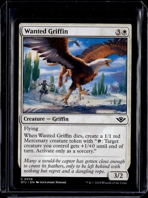Wanted Griffin - 38 - OTJ - NM - MTG - Magic the Gathering | eBay