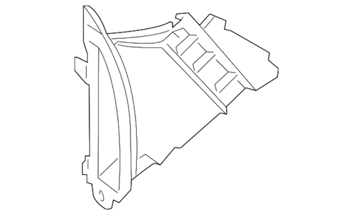 New Genuine BMW Air Duct Sidewall Inner Le (2017-2022) OE 51137349591 ...