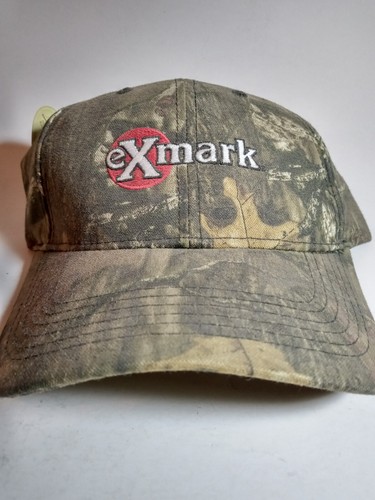 Exmark camo baseball cap brand new with tags and card board in hat FREE ...