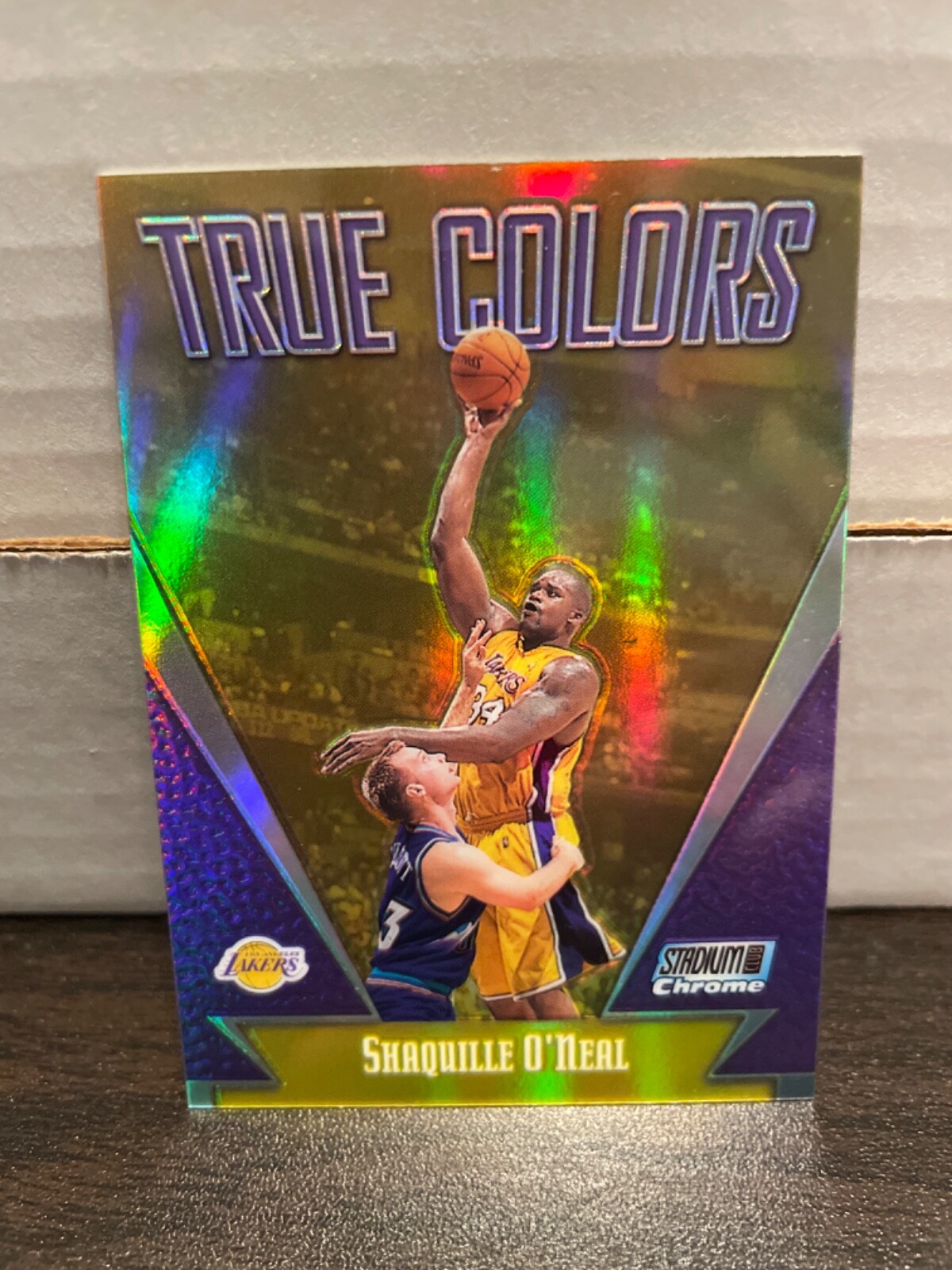 1999-00 Topps Stadium Club Chrome Shaquille O’Neal True Colors ...