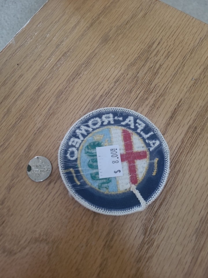 Nice Vintage Round Alfa Romeo Patch | eBay