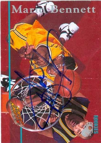 Mario Bennett autographed Basketball Card (Arizona St.) 1995 Classic ...