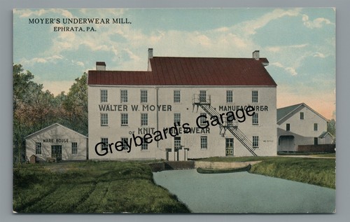 Moyer's Underwear Mill Factory EPHRATA PA Lancaster County Pennsylvania ...