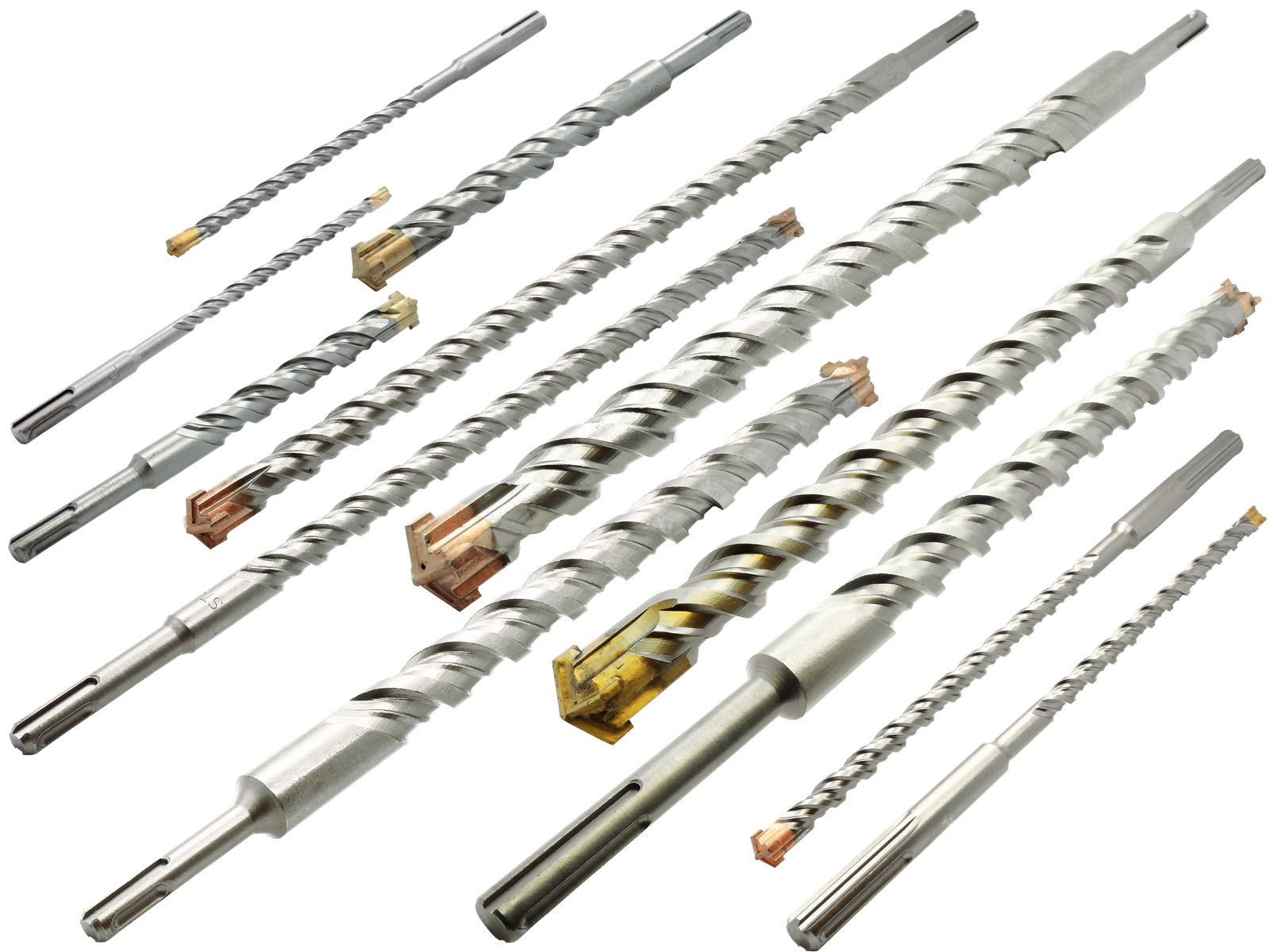 SDS-MAX Hammerbohrer Betonbohrer Ø 40 x 800 mm Quadro Stein Maurwerk ...