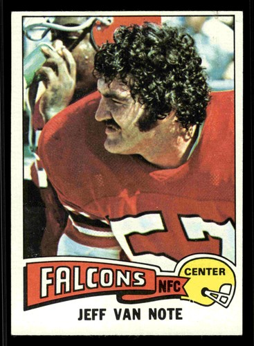 1975 Topps Jeff Van Note #298 - Atlanta Falcons | eBay