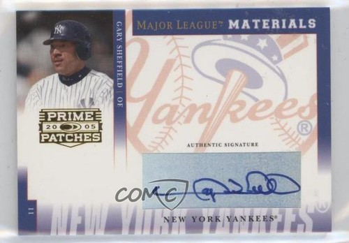 2005 Donruss Prime Patches Major League Materials Signatures Gary Sheffield Auto | eBay