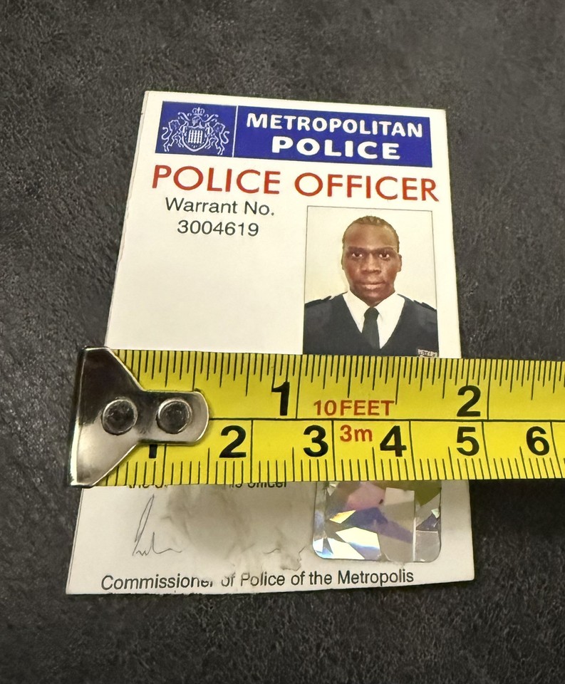 The Bill Genuine Prop Police ID Warrant Card For Constable Lance Powell ...