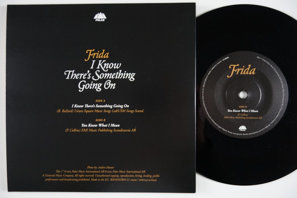 FRIDA Something's Going On RARE 2015 box set w/ 7" DVD CD BOOK signed ...