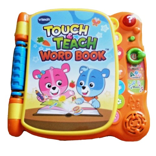 Vtech Touch & Teach Word Book Cora & Cody Bear 3 Modes Light Up ...