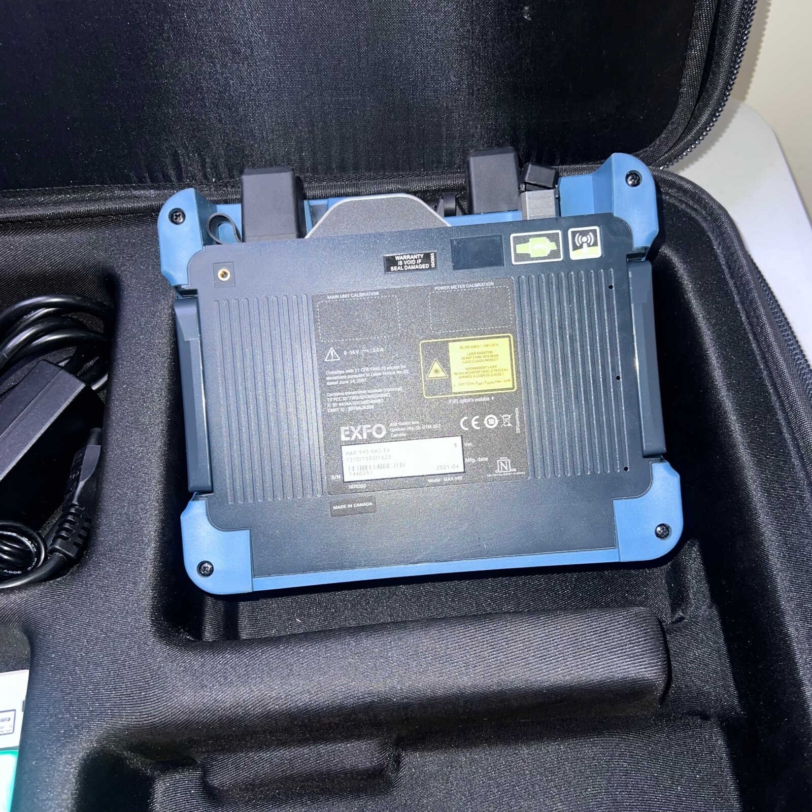 Exfo MaxTester MAX-945 SM Optical Loss Test 1310/1550/1625 MAX-945-SM3 ...