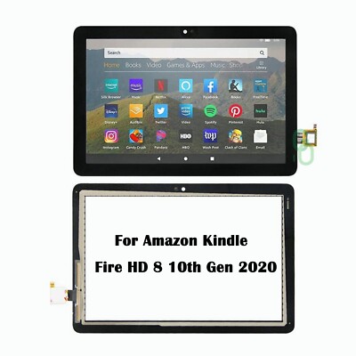 For Amazon Kindle Fire HD 8 10th Gen (2020) Alexa Touch Screen K72LL4 ...