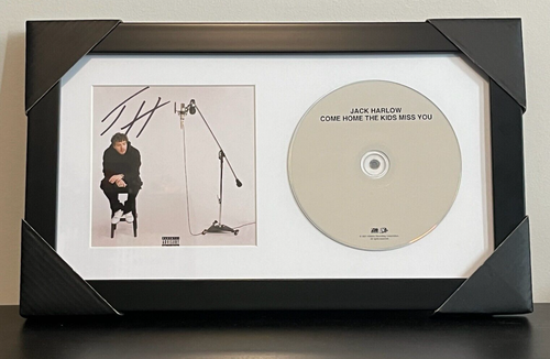Jack Harlow SIGNED and FRAMED “Come Home The Kids Miss You” CD album ...