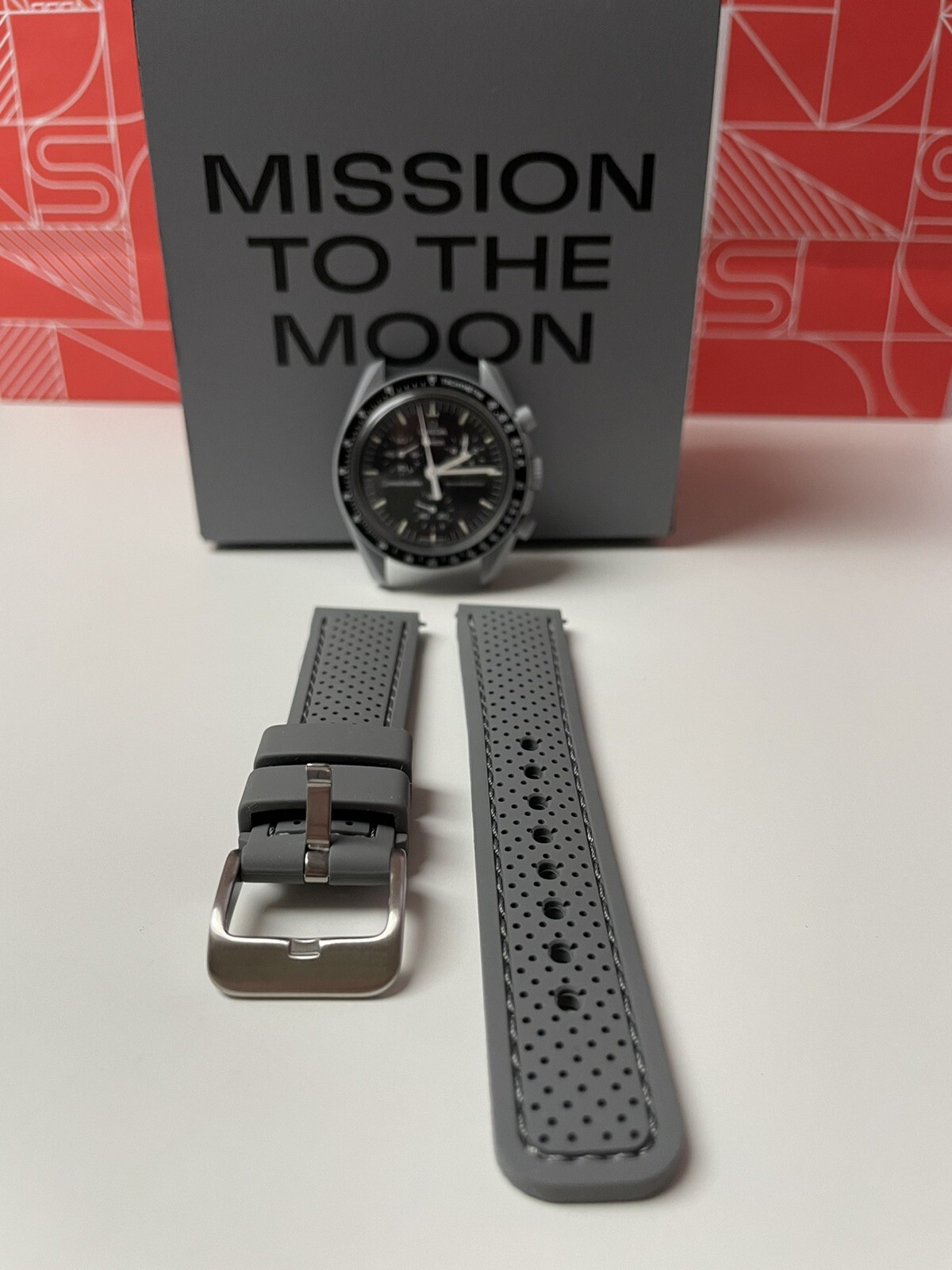 Omega x Swatch - Moonswatch - PREMIUM GREY MISSION TO MERCURY/MOON ...