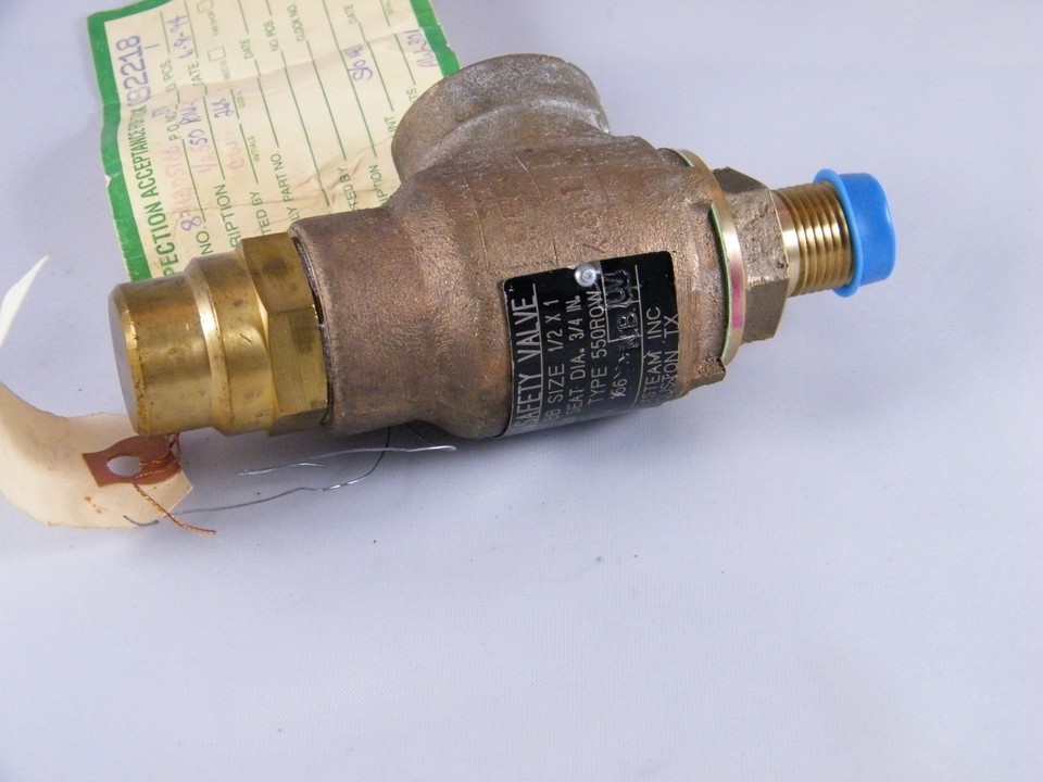 NEW TEXSTEAM / DRESSER CONSOLIDATED SAFETY VALVE PART # 8343051BB 1/2 ...