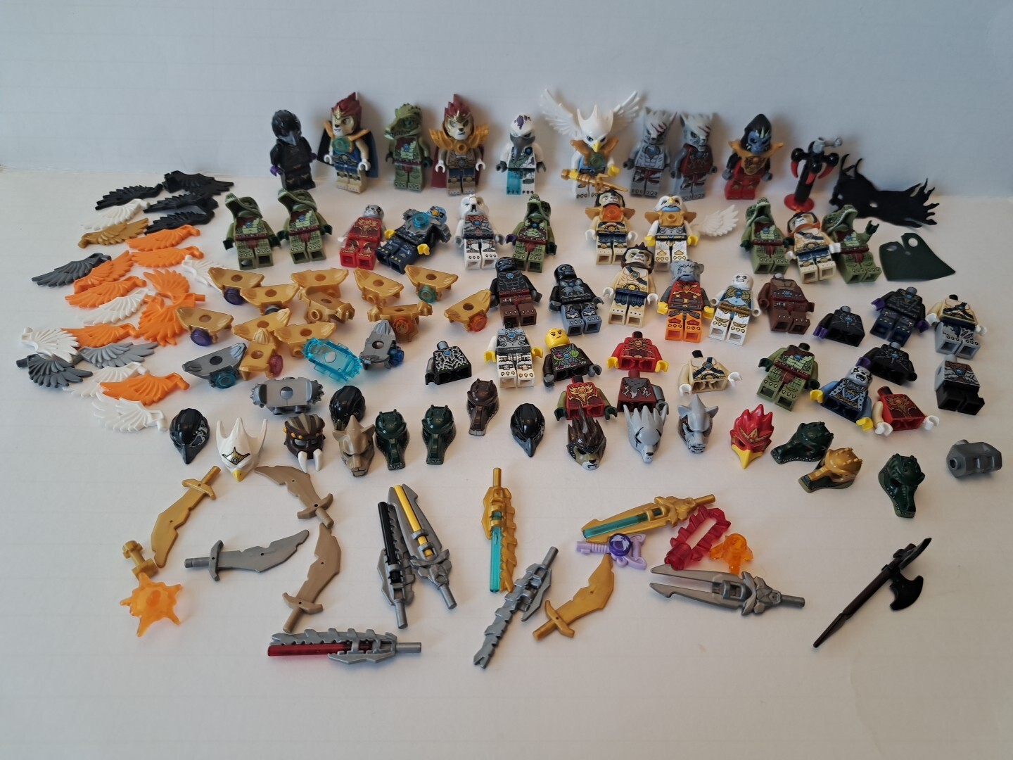 Lego Legends of Chima Minifigures Lot Incomplete Weapons and ...