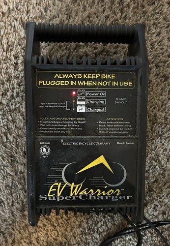 EV Warrior SuperCharger - Electric Bike Charger - Powers On | eBay