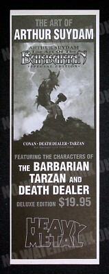 The Art of the Barbarian Heavy Metal 2005 Trade Print Magazine Ad ...