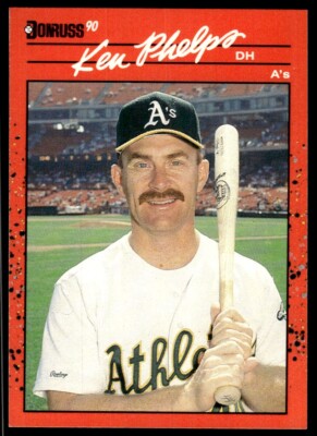 1990 Donruss Baseball Card Ken Phelps Oakland Athletics #675 | eBay