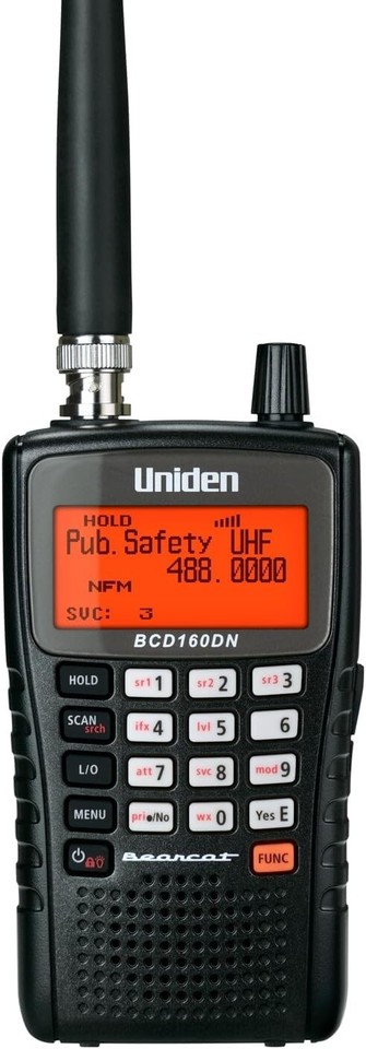 Uniden Bearcat BCD160DN Handheld Digital Scanner | eBay