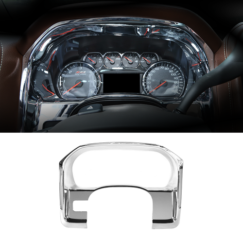Chrome Interior Decor Accessories Cover Trim For Chevy Silverado & GMC ...