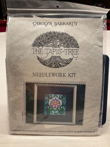 NEW: Carolyn Barrani The Tapis Tree Needlework Cross Stitch Kit - Peony ...