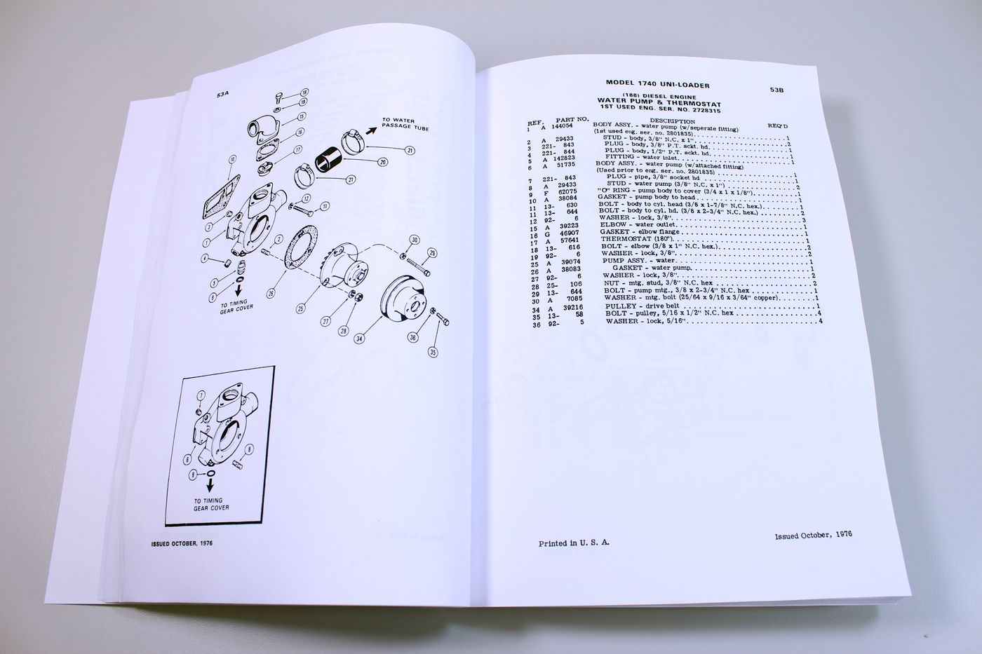 Case 1700 1737 1740 1737S Uni-Loader Parts Manual Catalog Skid Steer ...