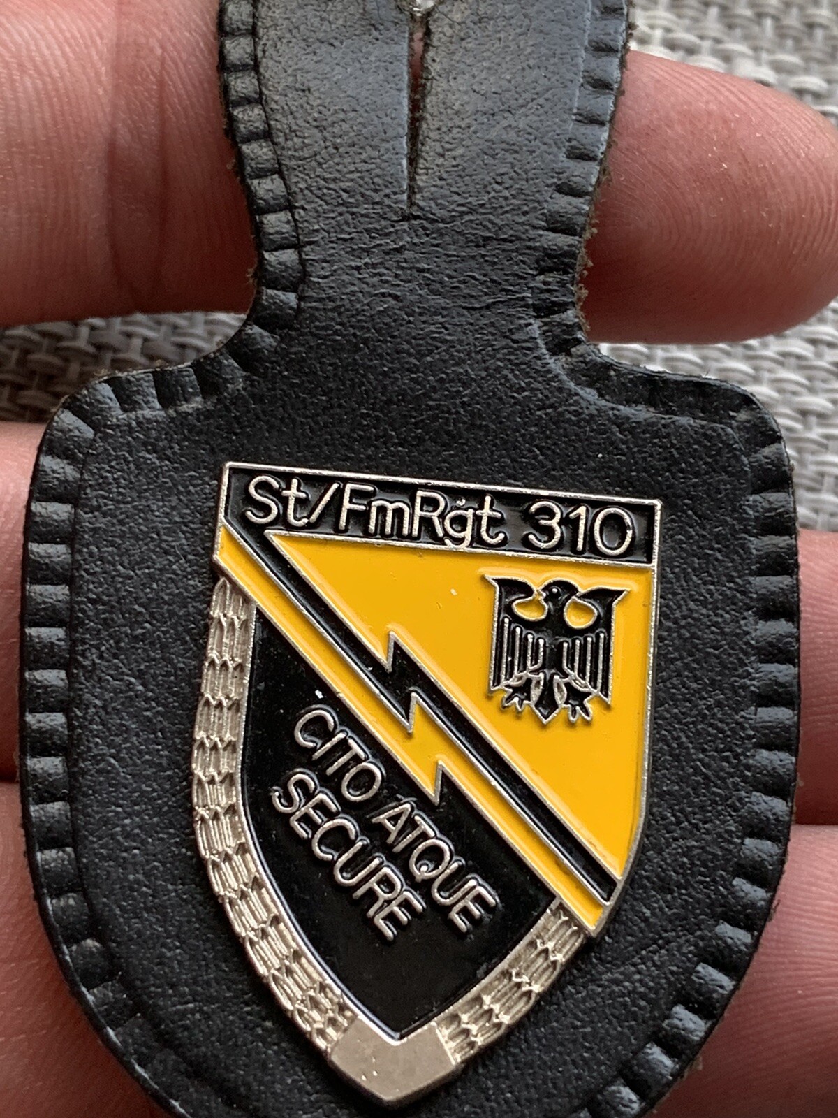 Deutschland 🇩🇪 Fernmeldebataillon 310 Patch Cito Atque Secure St/FmRgt ...