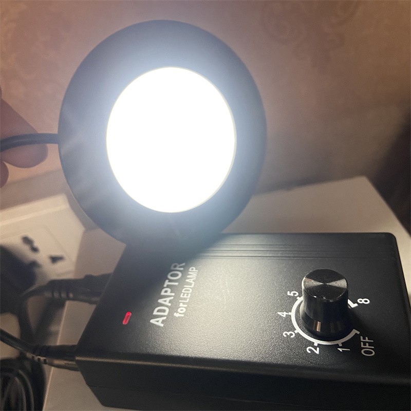 50mm Microscope Bottom Light Supplementary Source LED Lamp 90V-265V 3 ...