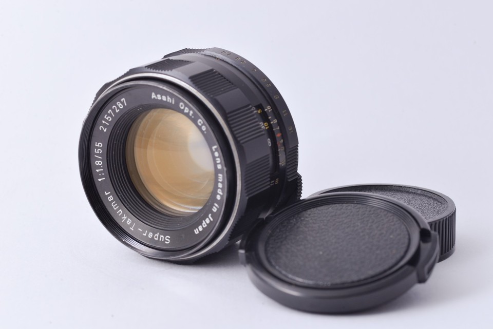 Lot of 2 [Exc] Pentax Super-Takumar 50mm f/1.4 + 55mm f/1.8 M42 Lens ...