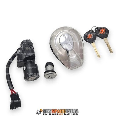 Common Key Lock Set Compatible With Royal Enfield Hunter 350cc RAP00025 ...