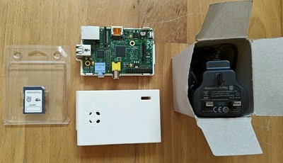 Raspberry Pi (c) 2011.12 Model B Starter Kit - Case, 4GB RASPMC SD Card ...