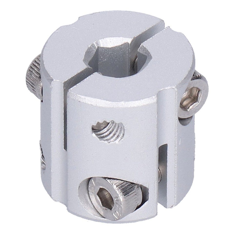 2pcs Shaft Coupler Aluminum Alloy Hex Hole High Load Flexible Shaft ...