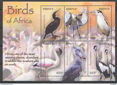 PK112 BURUNDI FAUNA BIRDS OF AFRICA 1KB MNH STAMPS | eBay