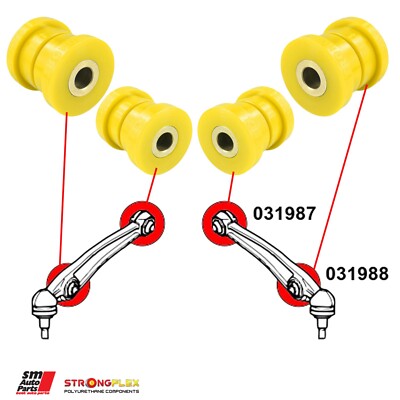 BMW X6 E71/E72 silent bloc du bras inférieur avant 31126855509 ...