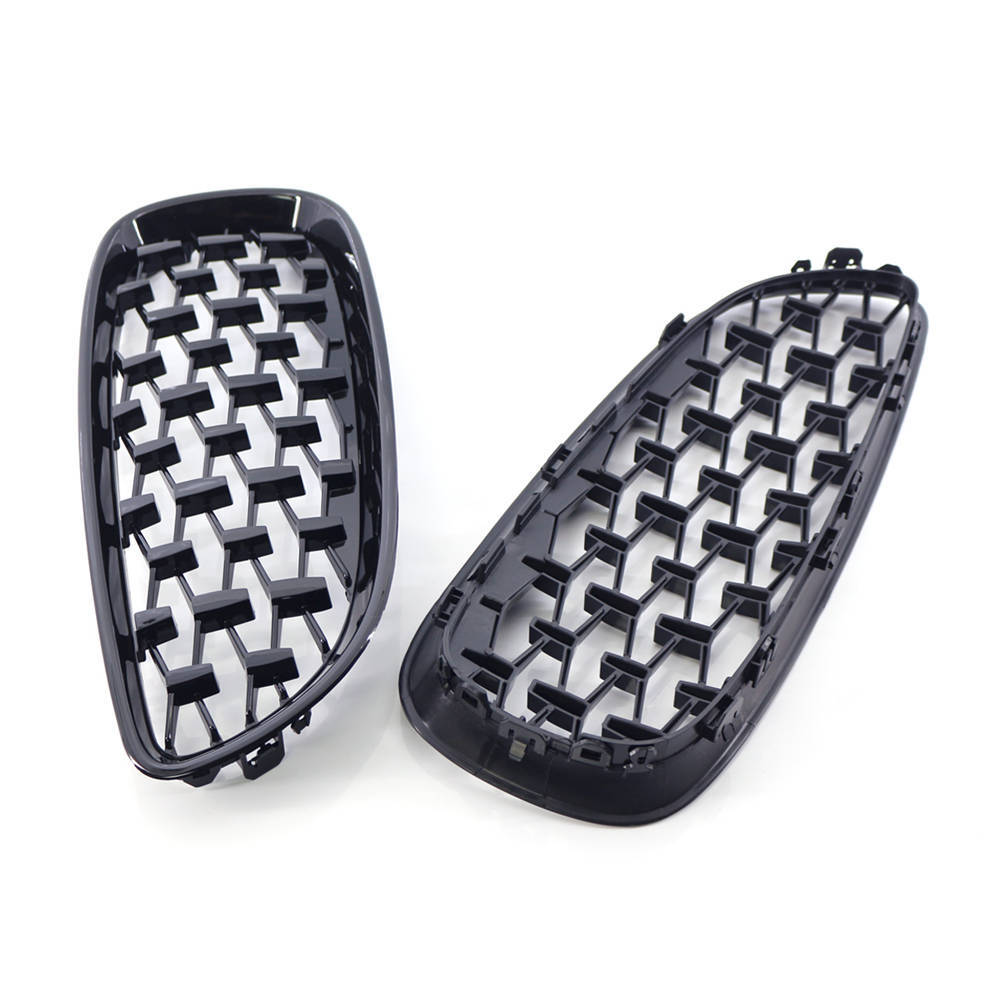 Glossy Black Front Grill Diamond Style Kidney Grille For BMW Z4 E89 ...