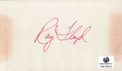 Ray Floyd Signed Autographed Index Card PGA Golf Legend Masters GX15914 ...