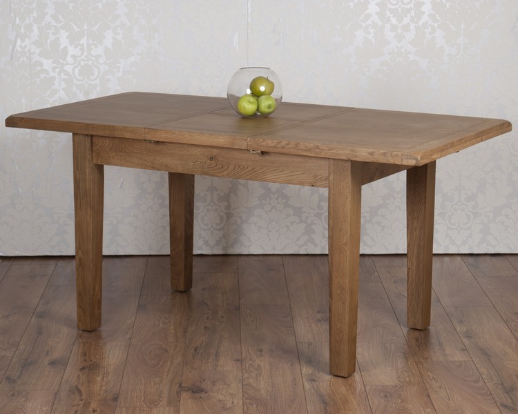 Solid Chunky Rustic Oak Dorset Extending Dining Table 4 Chairs RRP £1129!! | eBay UK