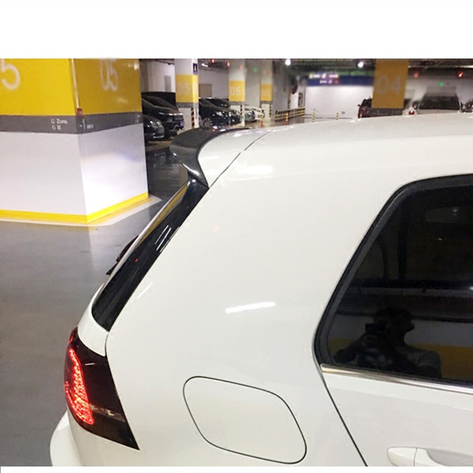 Real Carbon Fiber Rear Spoiler Wing For Volkswagen VW Golf7 MK7 MK7.5 ...