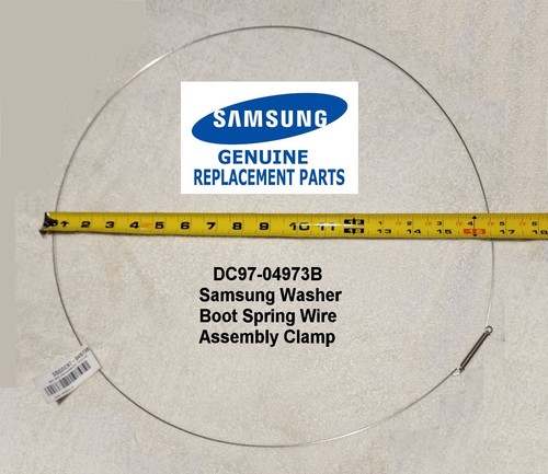 New Genuine Samsung DC97-04973B OEM Washer Door Boot Outer Spring Wire ...