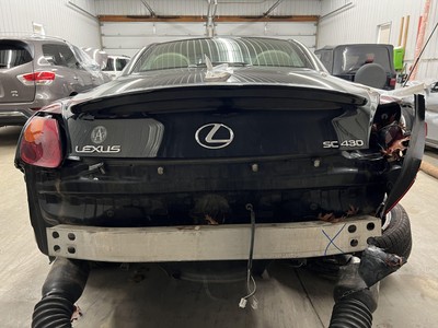 02-10 LEXUS SC430 REAR HATCH TRUNK DECKLID LIFT GATE W/SPOILER BLACK ...