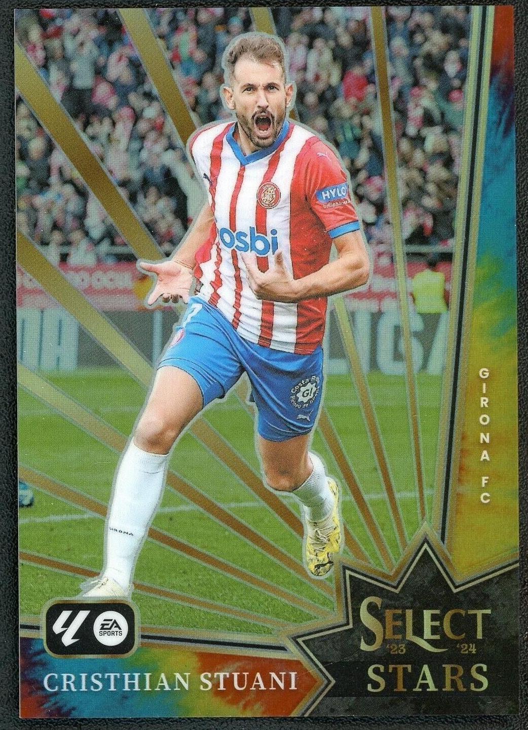 2023-24 Panini Select La Liga - Select Stars Cristhian Stuani #4 Tie ...