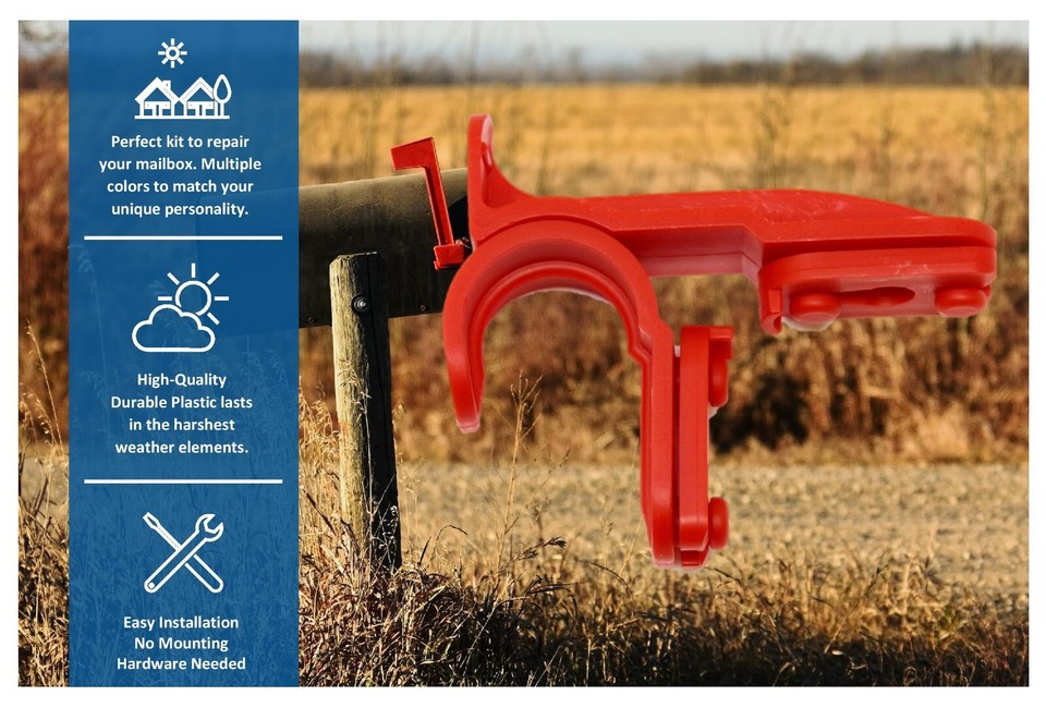 New Plastic Latch Set Kit for Solar Group Standard Mailbox Repair Latch ...