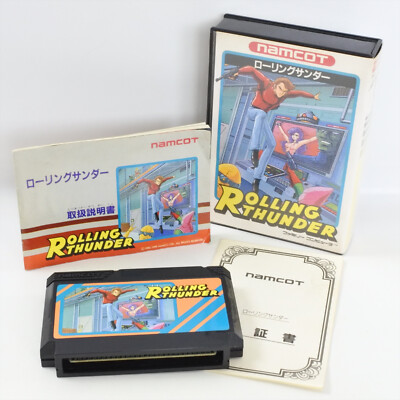 ROLLING THUNDER Namcot Famicom Nintendo 2193 fc | eBay