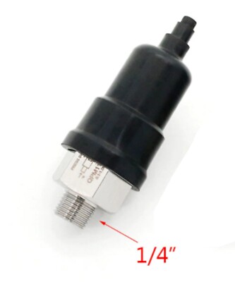 1-10 Bar Adjustable NO or NC pressure switch with 1/4" bsp male thread ...
