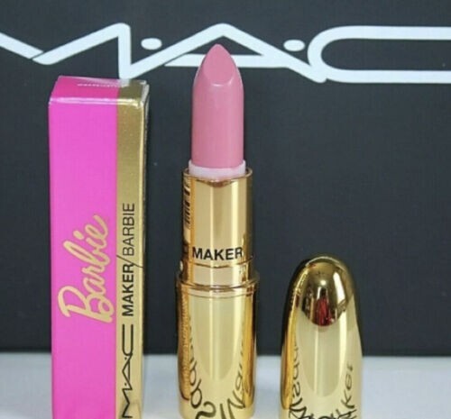 NIB Authentic MAC BARBIE MAKER Matte Lipstick (Cool Bubblegum Pink ...