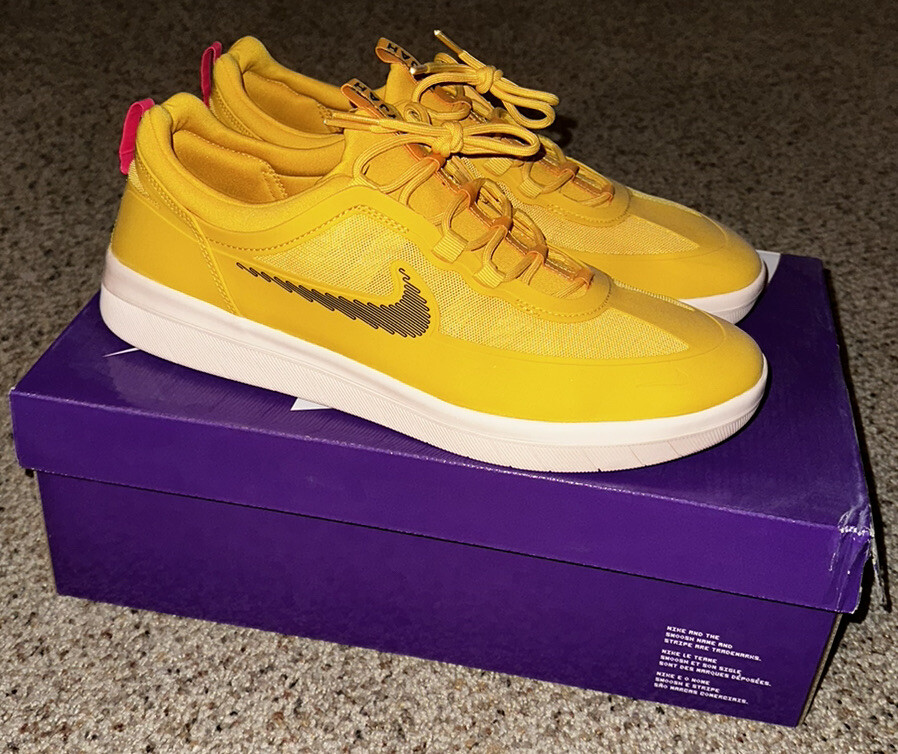 Nike SB Nyjah Free 2 2020 Olympic Pollen Yellow White CU9220 Nike SB Nyjah Free 2 2020 Olympic Pollen Yellow White CU9220
