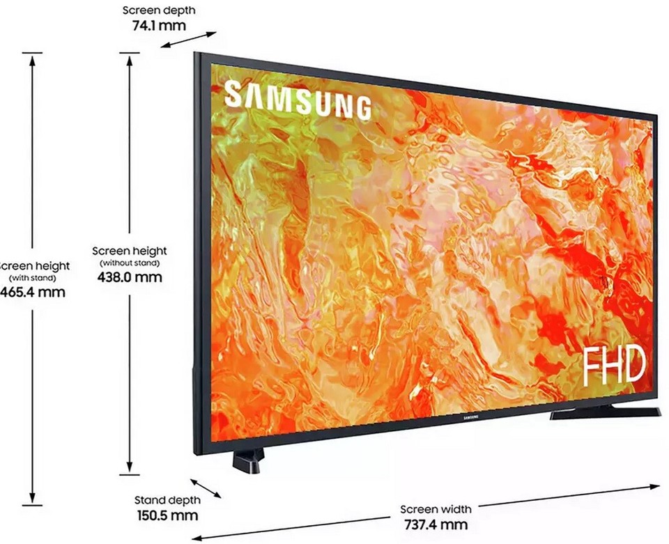 Samsung UE32T5300 (2023) 32" Smart LED HDR Full HD 1080p Samrt TV ...