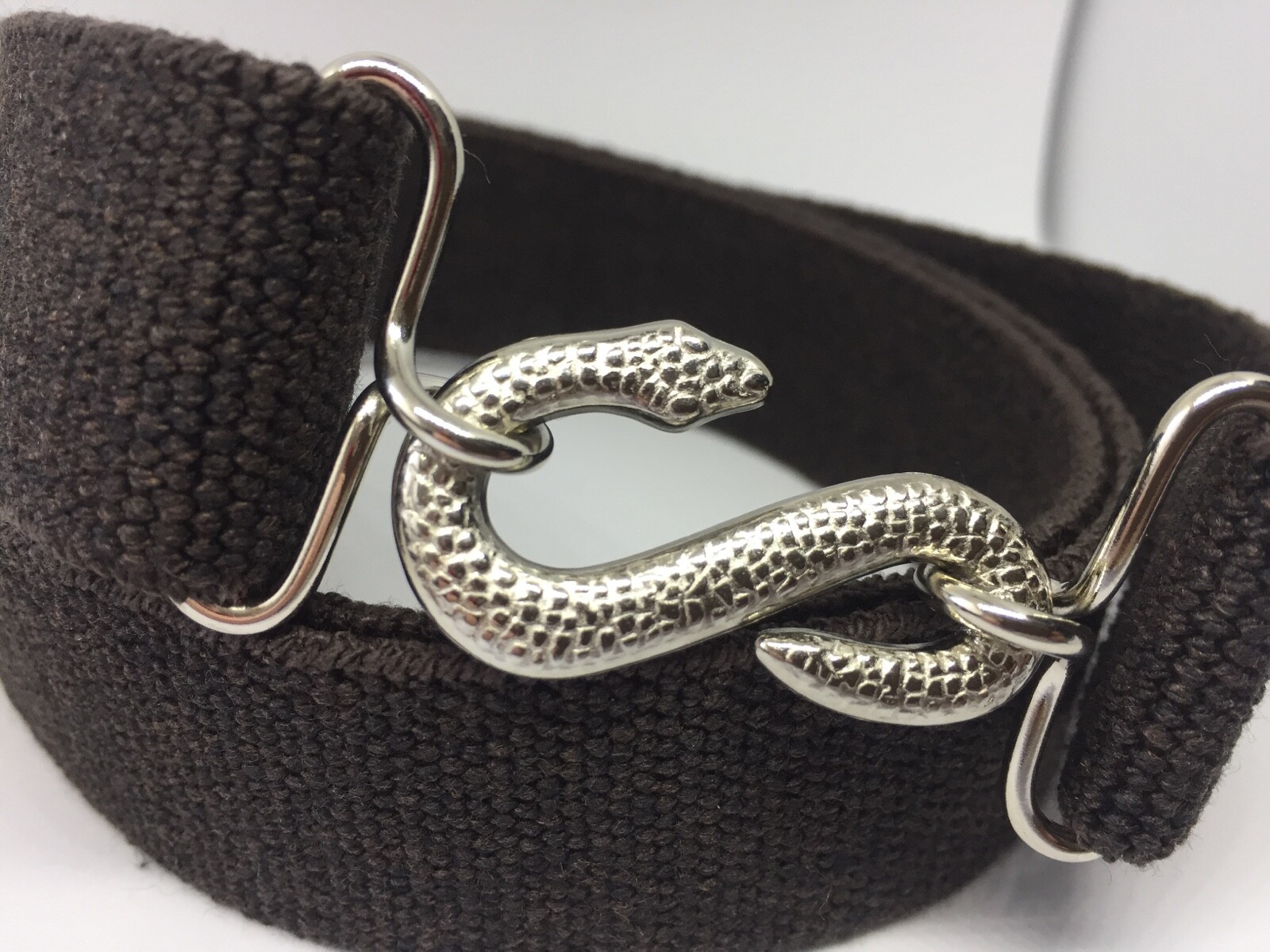 Elasticated Snake Belt Brown 30mm Adult Boys Mens Masonic Mason G xxl ...